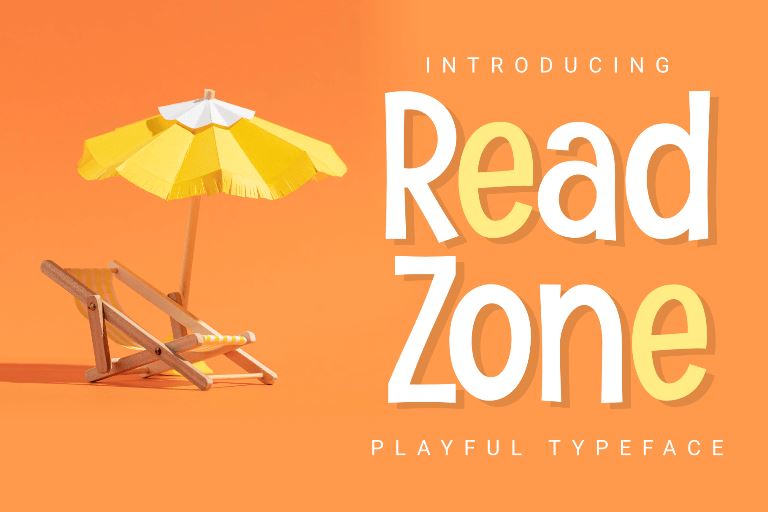 Readzone - Playful Typeface - Dumadistyle